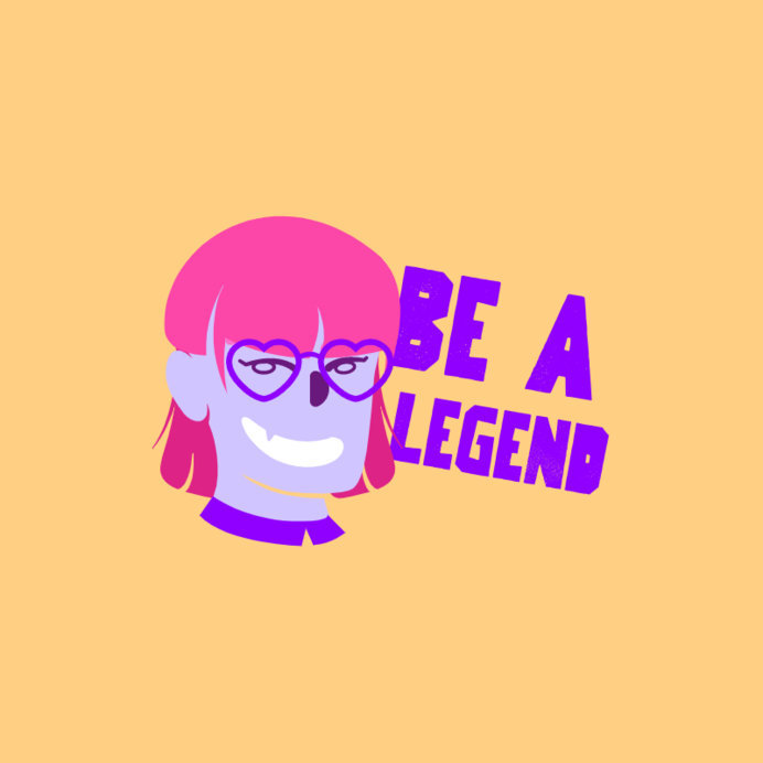 Placeit - Illustrated Twitch Emote Logo Template to Commemorate Pride Month