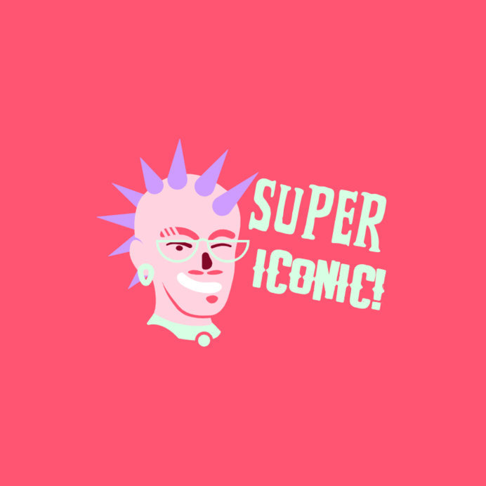 Placeit - Illustrated Twitch Emote Logo Creator Featuring a Cool Avatar