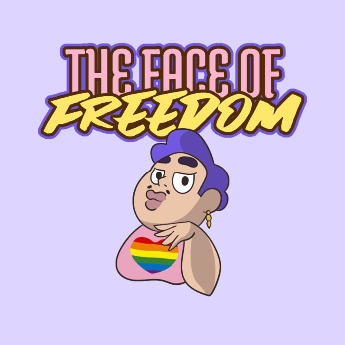 Placeit - Sassy Twitch Emote Logo Maker with a Cartoon of an LGBTQ ...