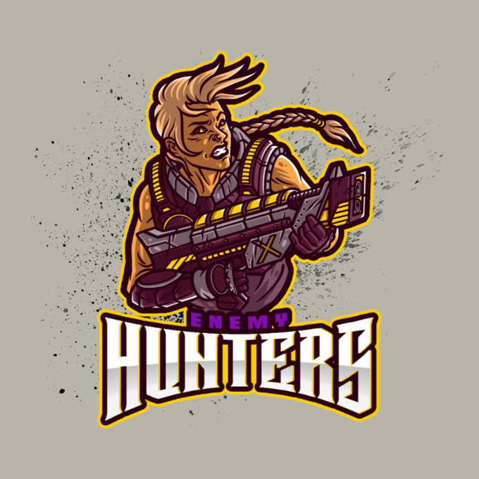 Placeit - Gaming Logo Maker with a Character Graphic Inspired by Gears ...